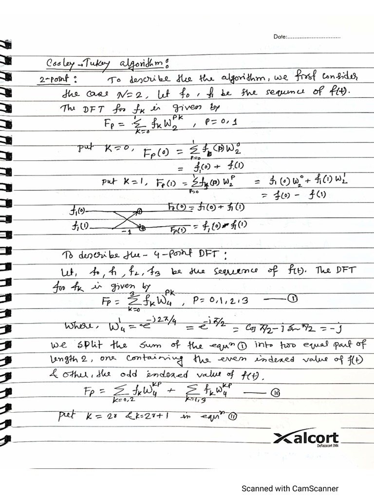 FFT Hand Note | PDF