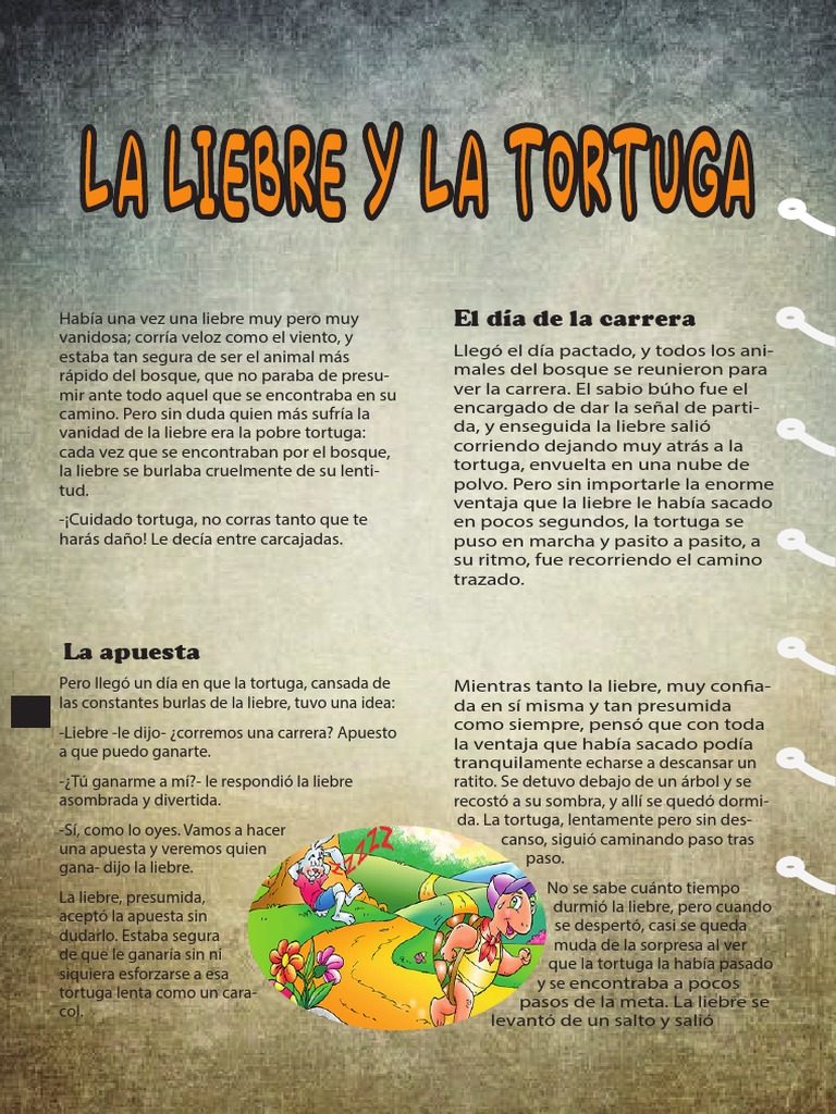 La Liebre Y La Tortuga Pdf