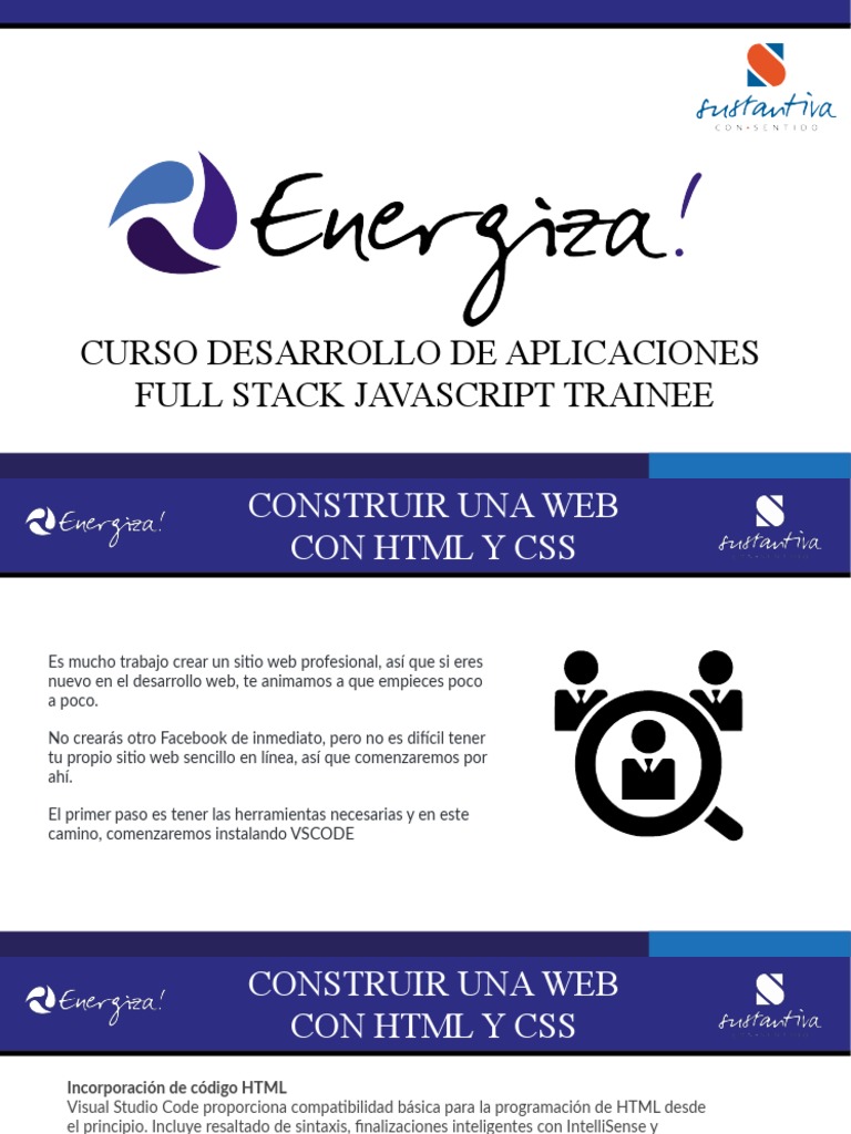 Presentación 8 - Construir Una Página Web Utilizando HTML y CSS | PDF ...