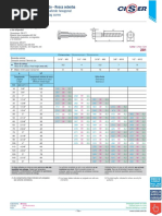 Tabela Rosca Fina Polegada | PDF
