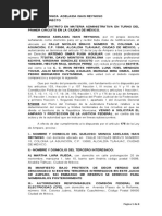 Oficio de Queja Cfe | PDF