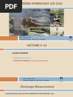 Area Velocity Method - Calculation of Discharge | PDF | Discharge ...