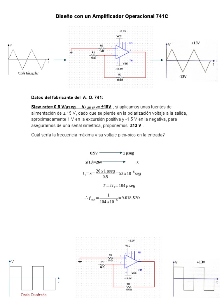 22 Apunte Diseño A.O. 741C | PDF