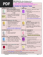 Melbourne Pathology Tubes | PDF | Medicine | Clinical Medicine