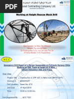 Working at Height Rescue Plan Sample | PDF | Injury | Risk