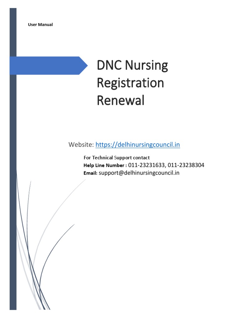 DNC - User Manual For Renewal | PDF | Login | Computing