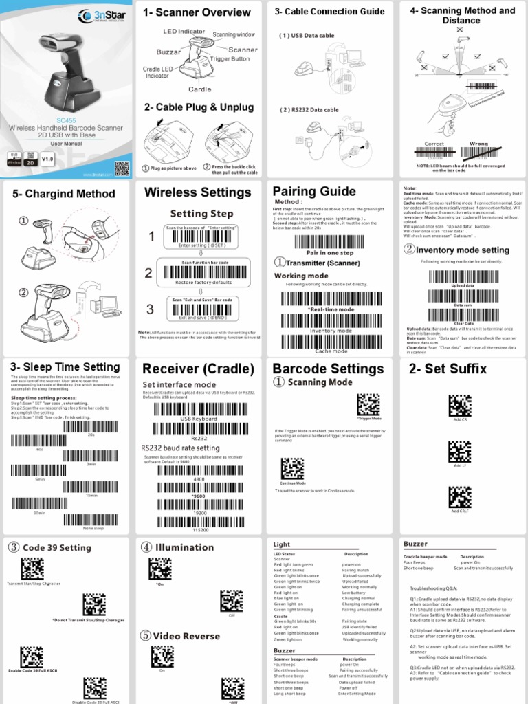 Manual de Usuario SC455 | PDF