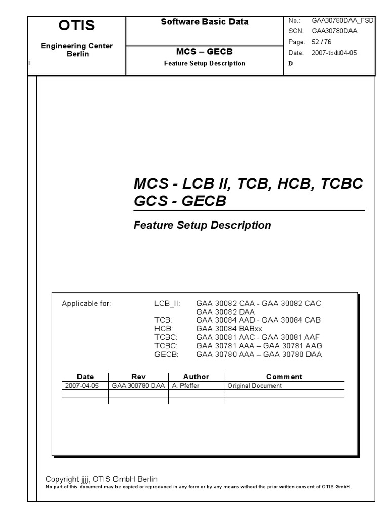 MCS - LCB Ii, TCB, HCB, TCBC | PDF | Elevator | Manufactured Goods