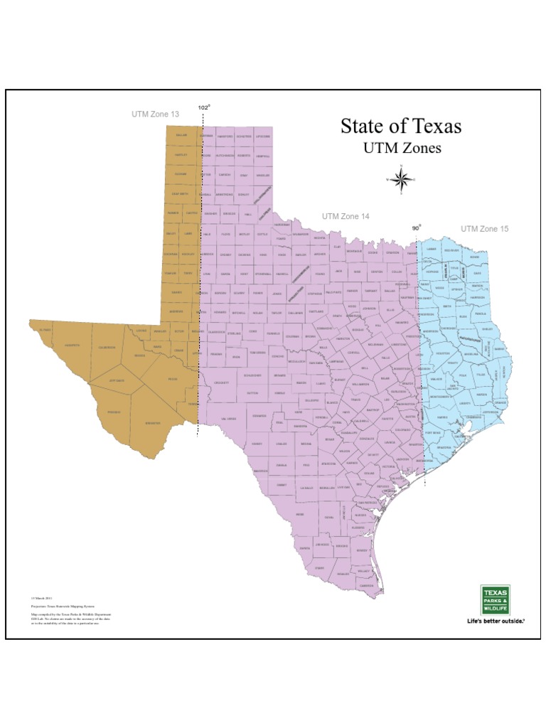 Texas UTM Zones | PDF