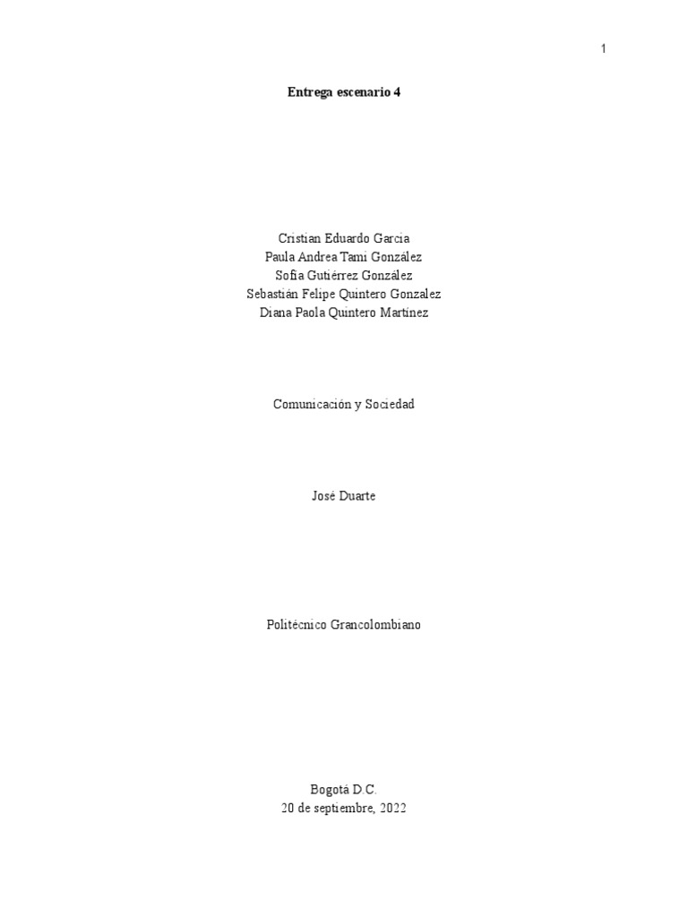 Entrega 4 Comunicacion y Sociedad | PDF | Internet | Sociedad