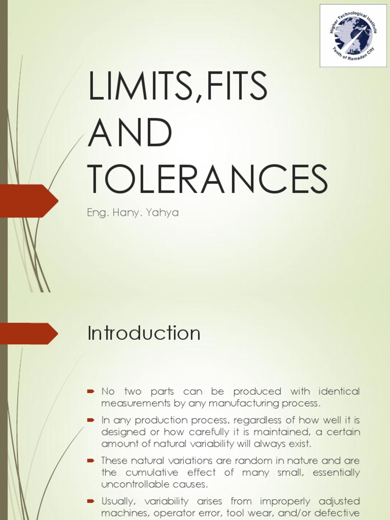 Understanding Limits, Fits, and Tolerances: An In-Depth Look at ...