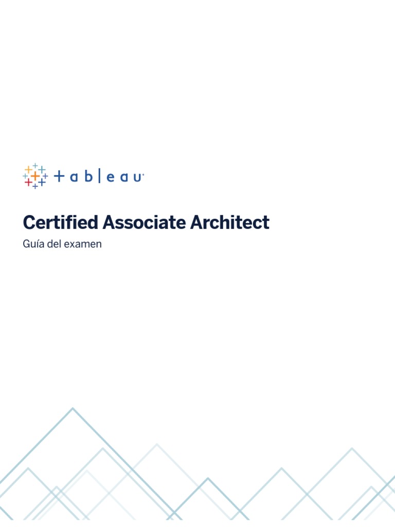 Guía del Examen Tableau Certified Architect | PDF | Prueba (evaluación ...
