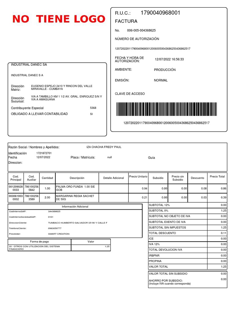 Factura | PDF | Contabilidad | Business