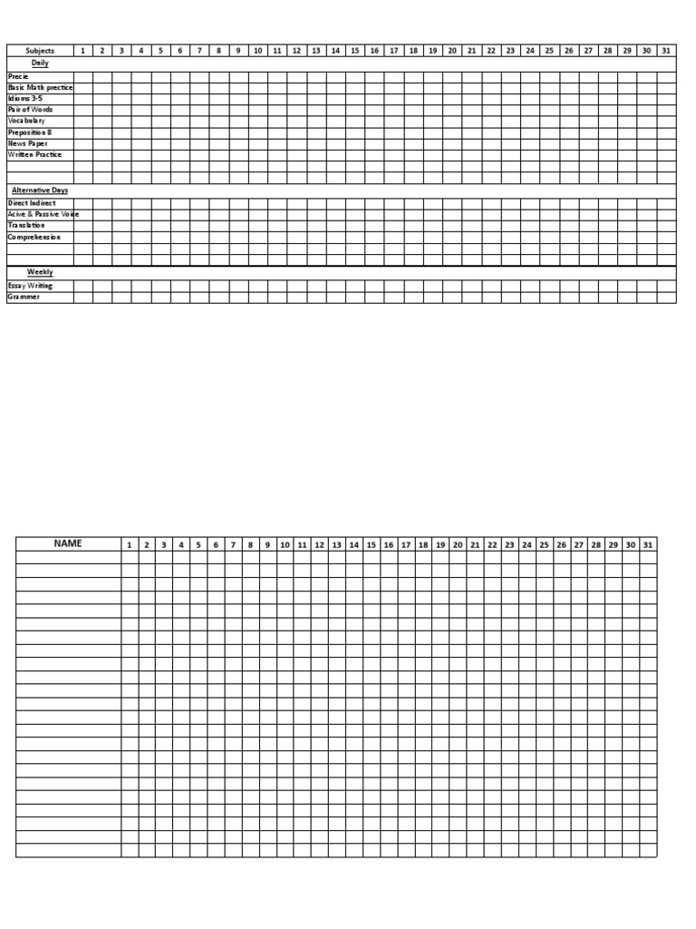 4 Month Schedule Css | PDF 4 Month Schedule Css | PDF