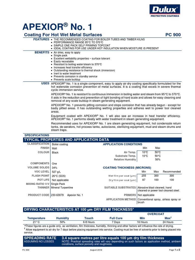 Apexior-No 1 Aug 2018 | PDF | Steam | Water