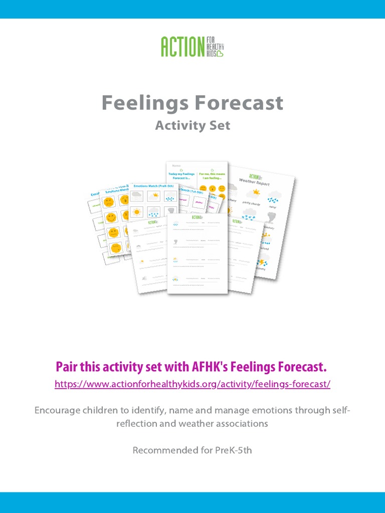 Feelings-Forecast-Activity-Set | PDF | Weather | Weather Forecasting