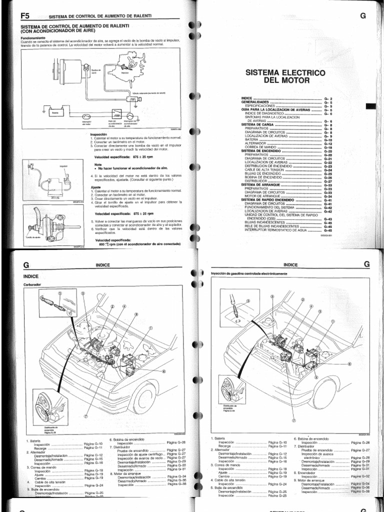 Mazda 323 Sistema Eléctrico | PDF