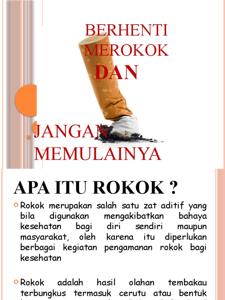 Berhenti Merokok | PDF
