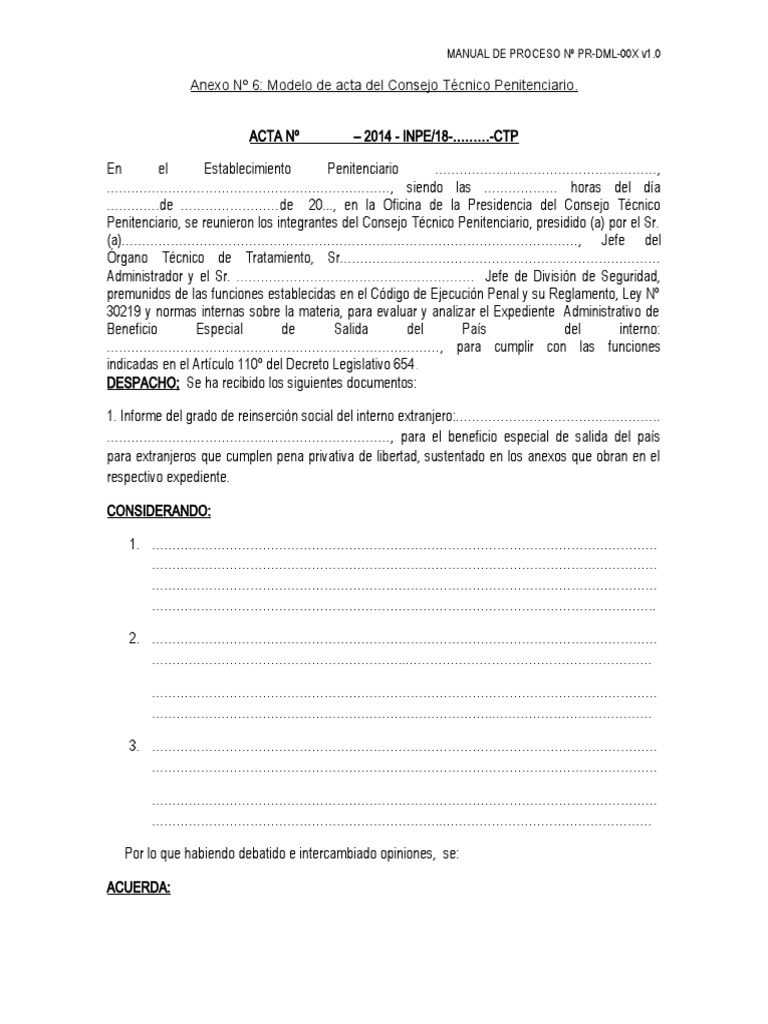 08 Anexo 06 Acta CTP VF | PDF | Ley Pública | Justicia