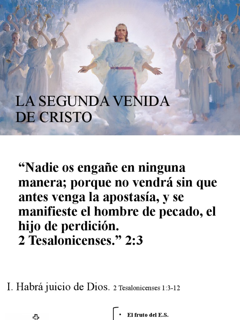 La Segunda Venida de Cristo | PDF