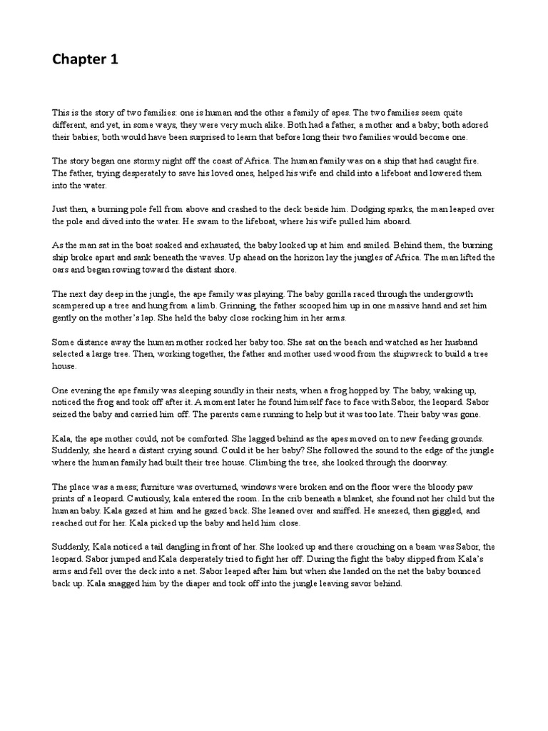 What Is The Story of Tarzan | PDF | Tarzan