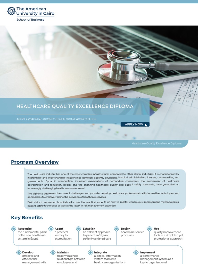 Healthcare Quality Excellence - Brochure | PDF | Health Care | Patient ...