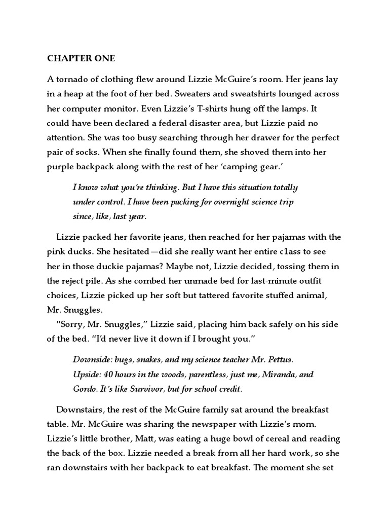 When Moms Attack - Lizzie McGuire | PDF
