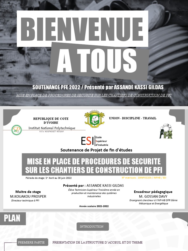 Mise en Place de Procédures de Sécurité by Gildas Assande | PDF ...