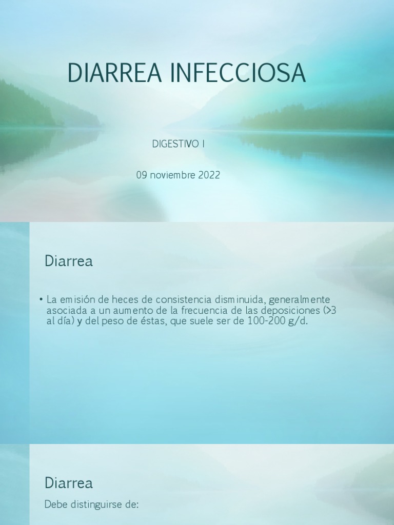 Diarrea Infecciosa | PDF | Diarrea | Heces