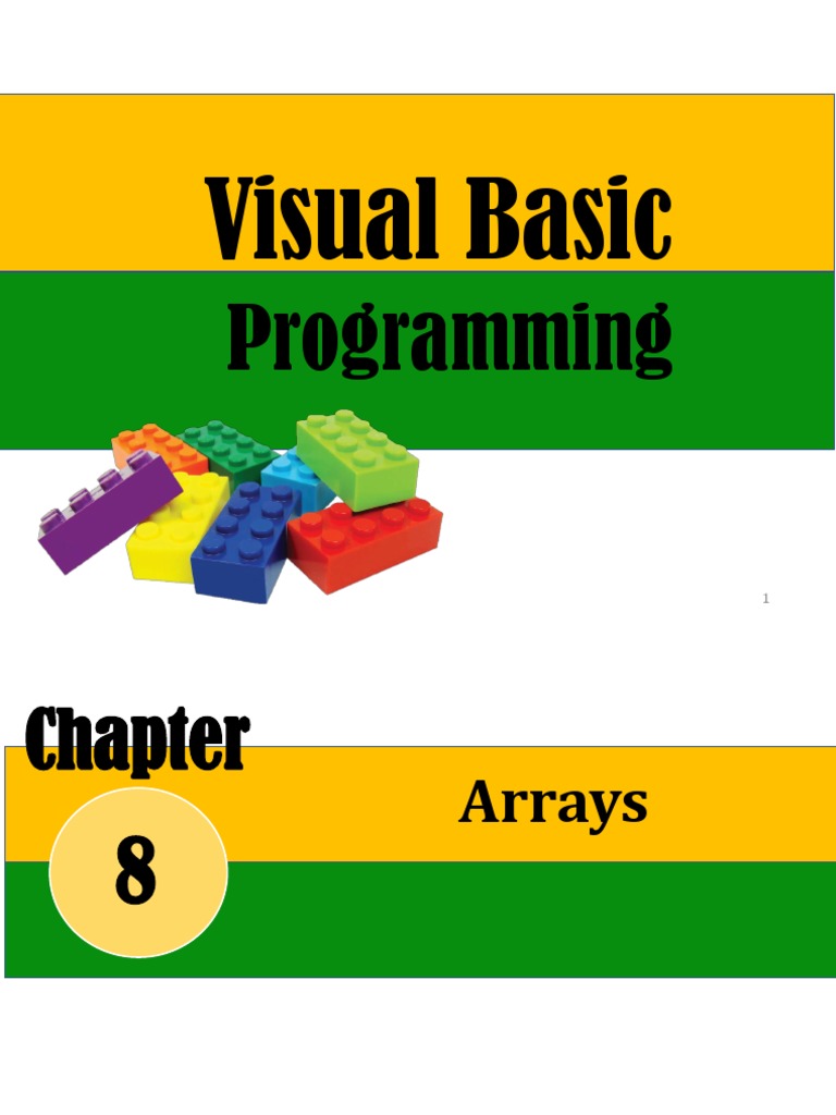 Ch08 Array Pdf Array Data Structure Array Data Type