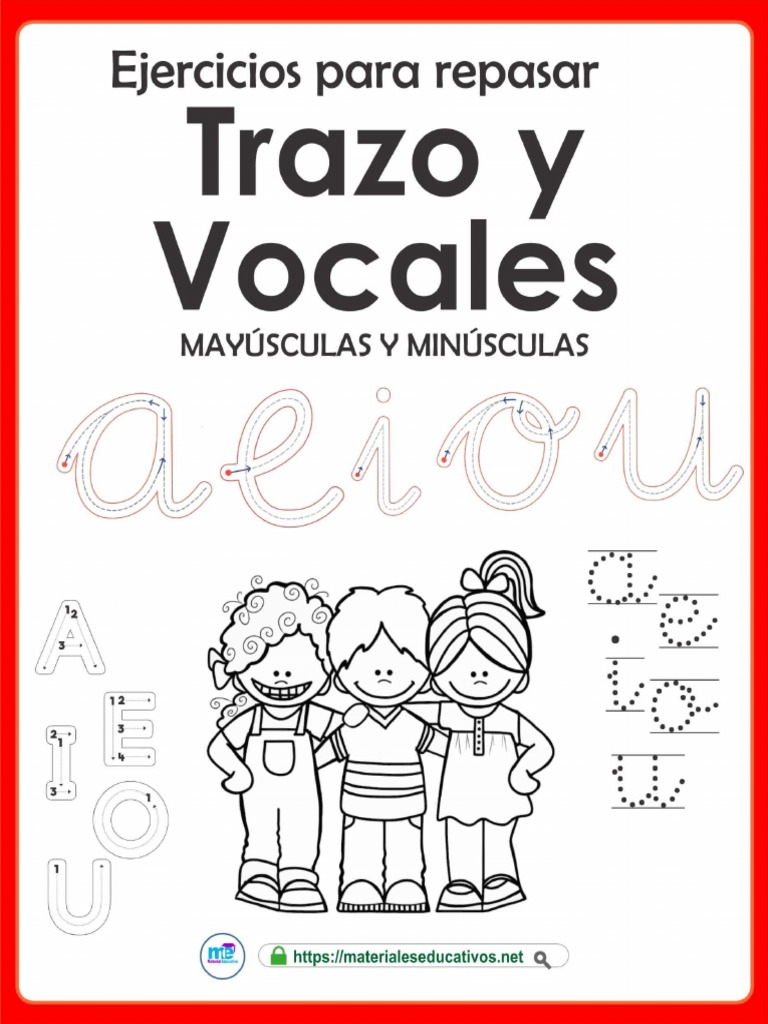 Repasar Trazo y Vocales. | PDF