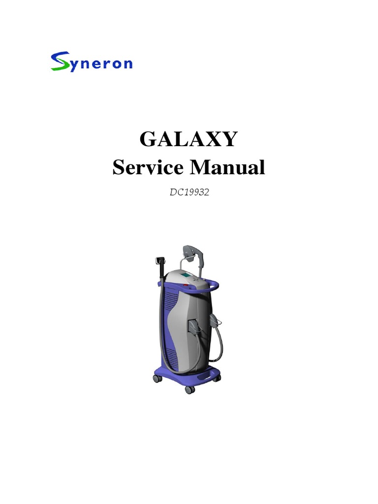 DC19932 Galaxy Service Manual 060705 | PDF | Laser | Electrical Connector