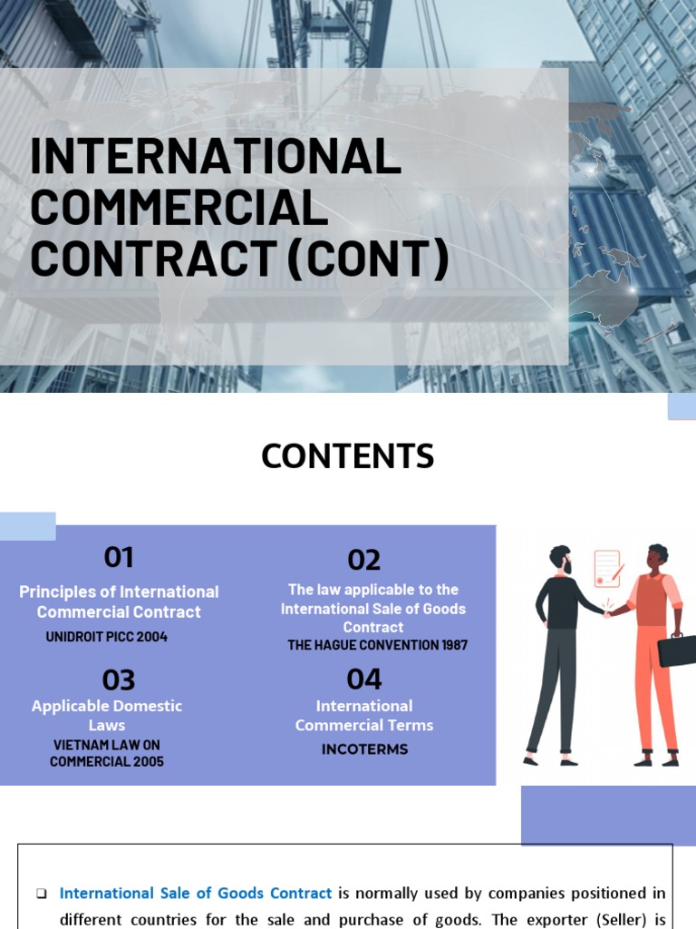 Lesson 11 - International Contract (Part II) | Download Free PDF ...