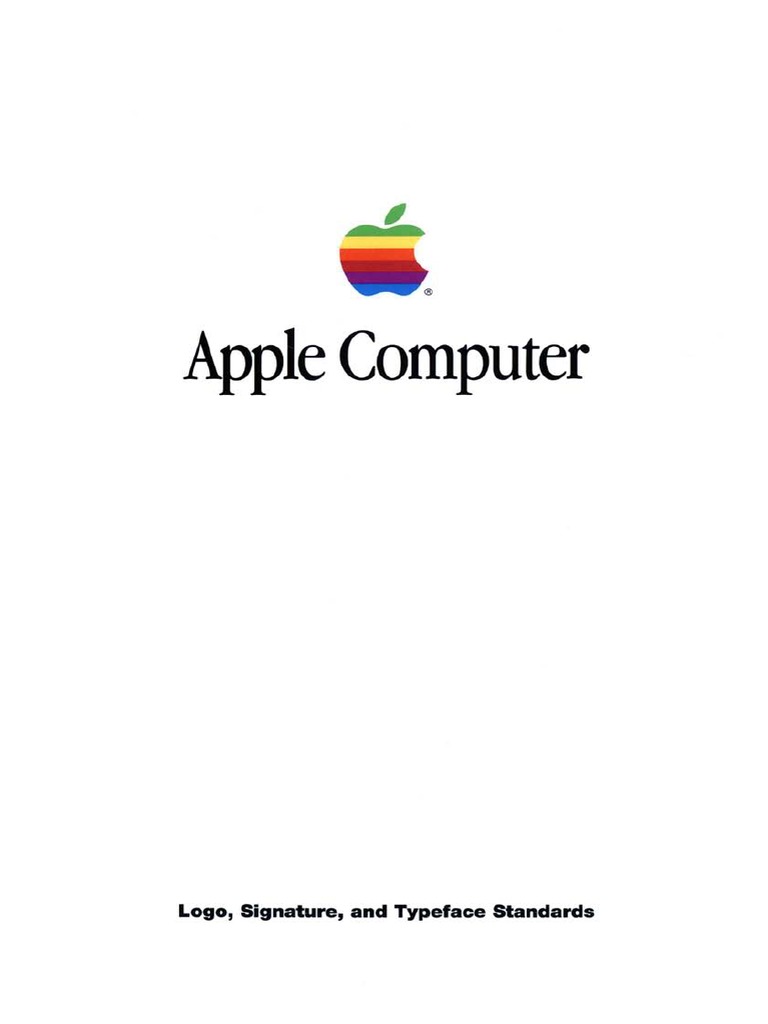 Apple 1993 | PDF | Logos | Typefaces