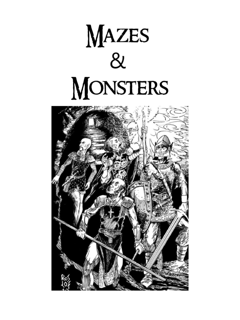 Mazes & Monsters Rulebook | PDF | Role Playing Games | Dwarf (Dungeons & Dragons)