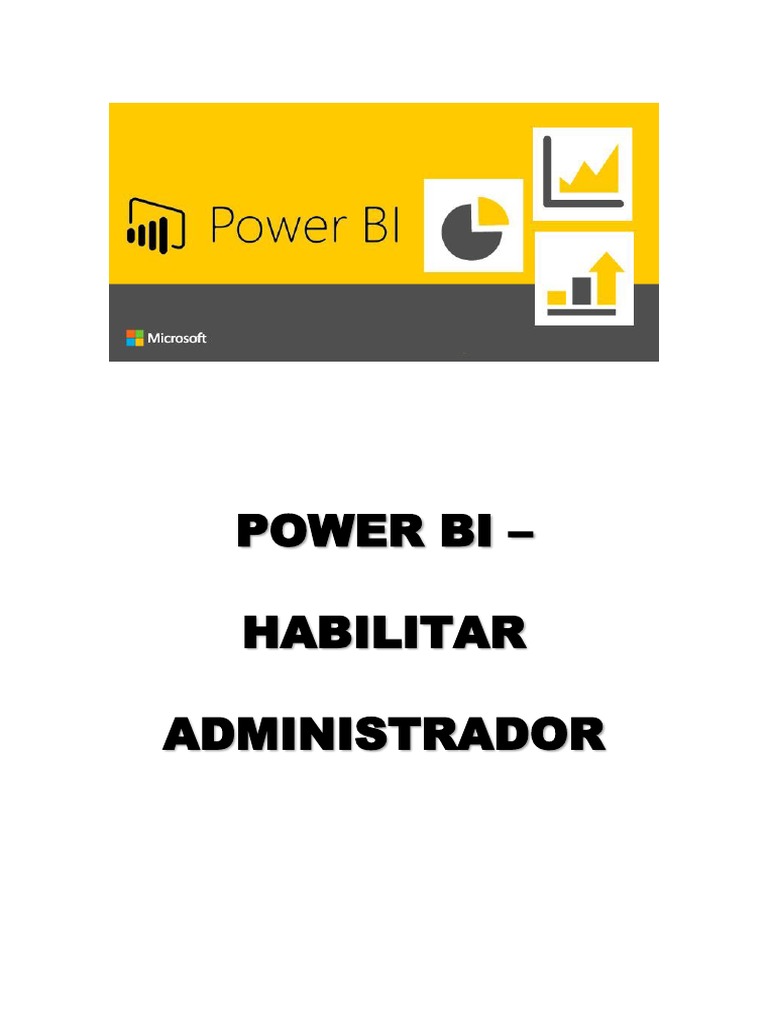 Como Habilitar Administrador no Power BI | PDF