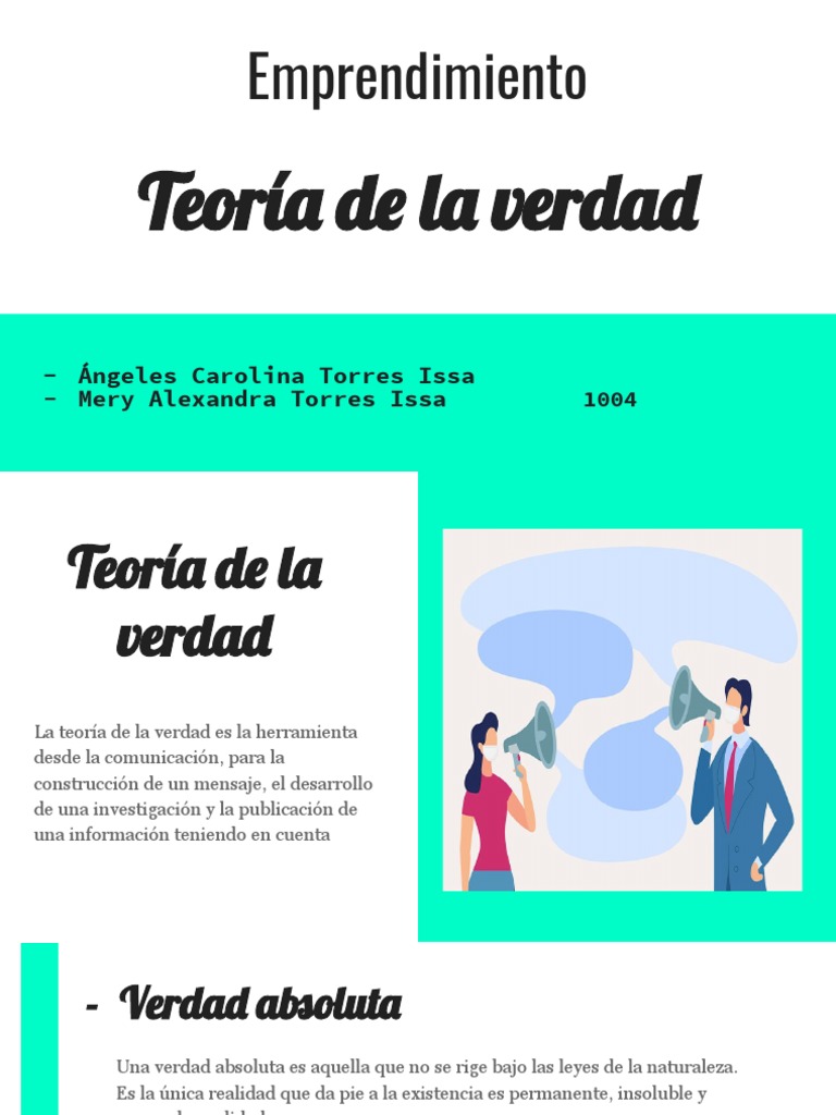 Ejemplos de la Teoría de la Verdad | PDF