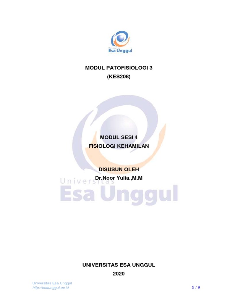 Modul Sesi 4 KES208 Patofisiologi 3 | PDF
