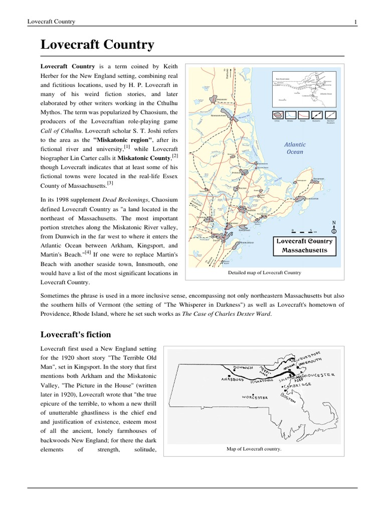 Lovecraft Country | PDF | Cthulhu Mythos | H. P. Lovecraft
