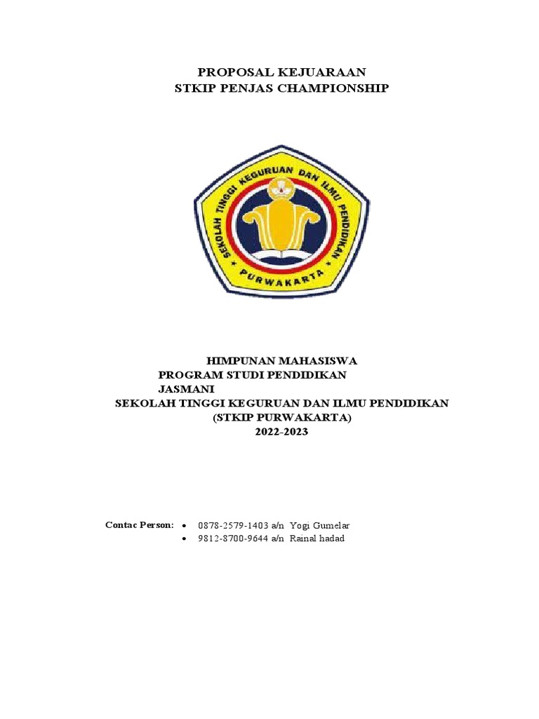 Proposal SPC 2023 Lembaga | PDF