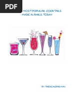 Cocktail Matrix | PDF | Martini (Cocktail) | Mixed Drinks