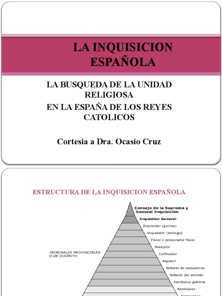 La Inquisición Española | PDF | Inquisición española | Inquisición