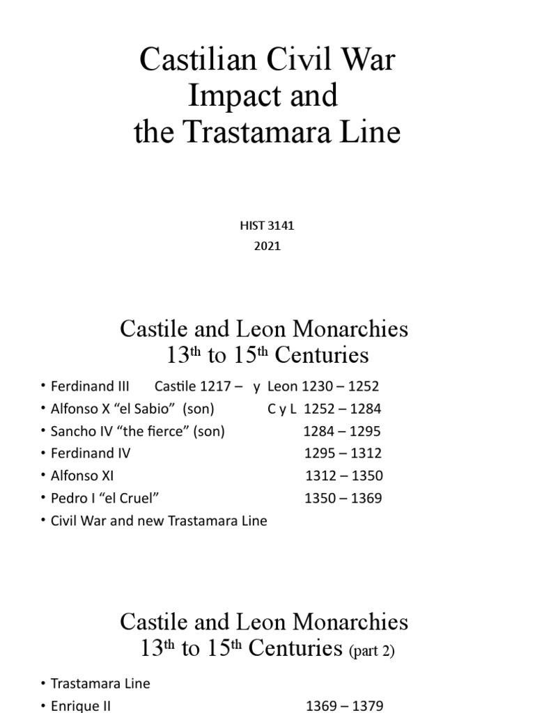 The Rise of Royal Absolutism in Castile: The Trastamara Dynasty and the ...