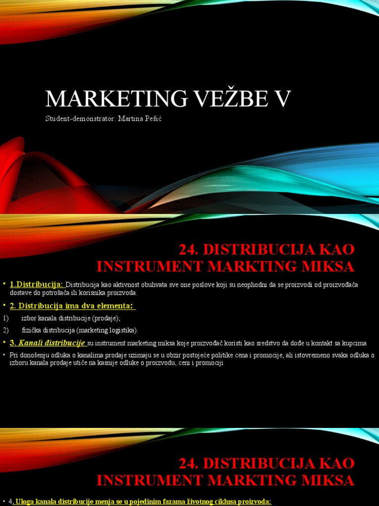 Marketing Vezbe 5 | PDF