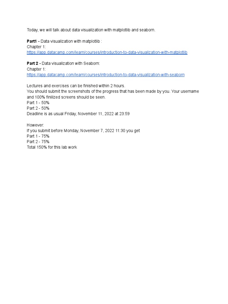 Introduction To Data Visualization | PDF