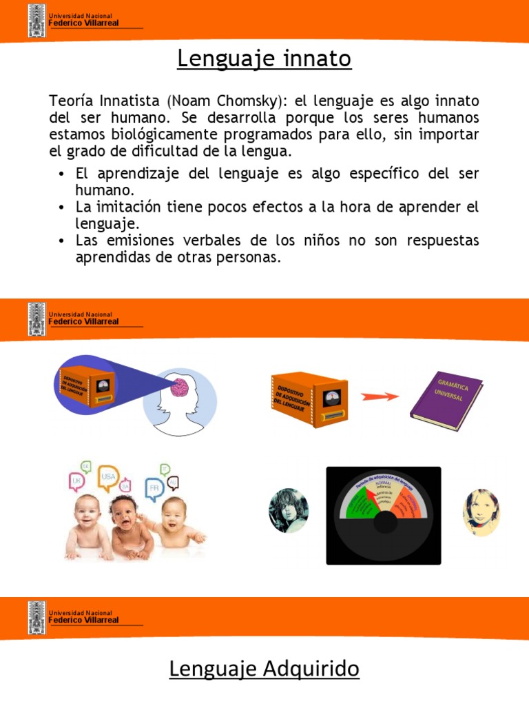 Lenguaje Innato o Adquirido | PDF