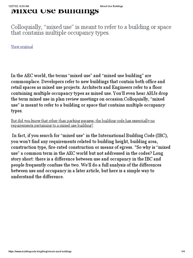 Mixed Use Buildings | PDF | Mixed Use Development | Building