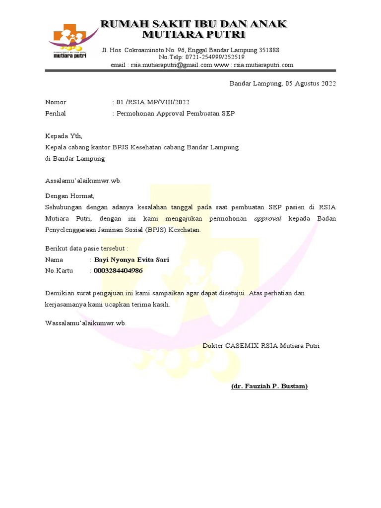 Permohonan Approval | PDF