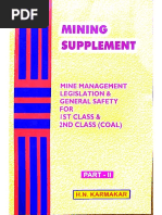 Explosives and Blasting Practices in Mines | PDF