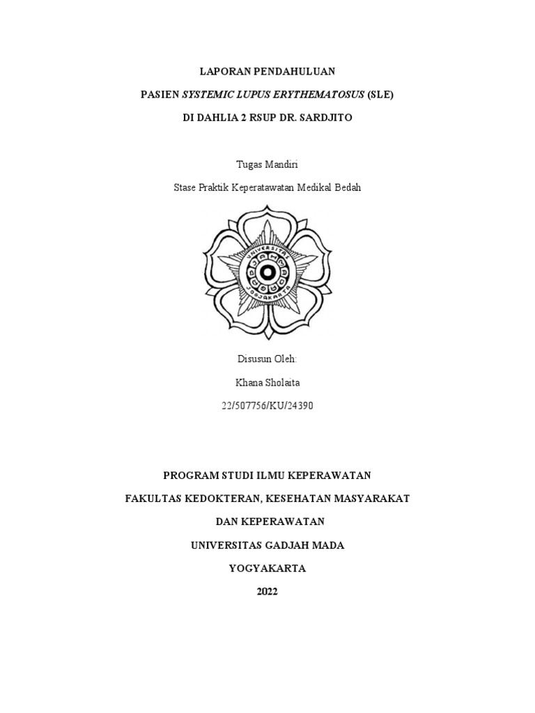 Laporan Pendahuluan Systemic Lupus Erythematosus (Sle) | PDF